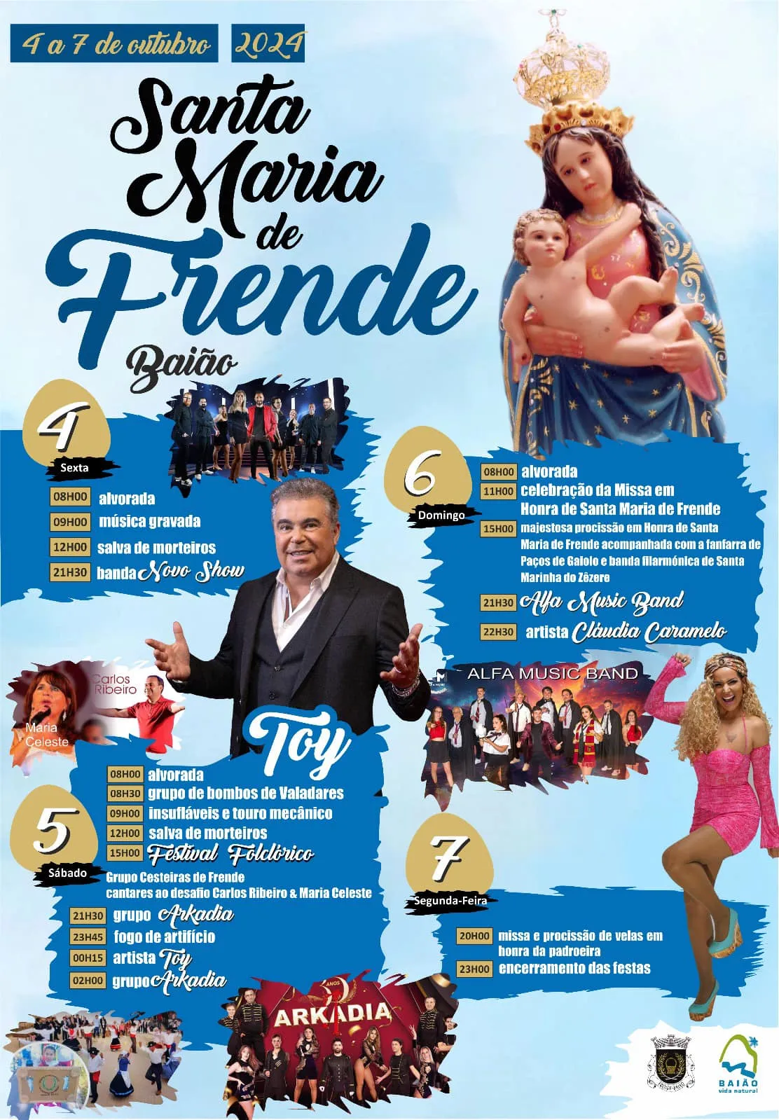 Festas de Santa Maria 2025 em Frende
